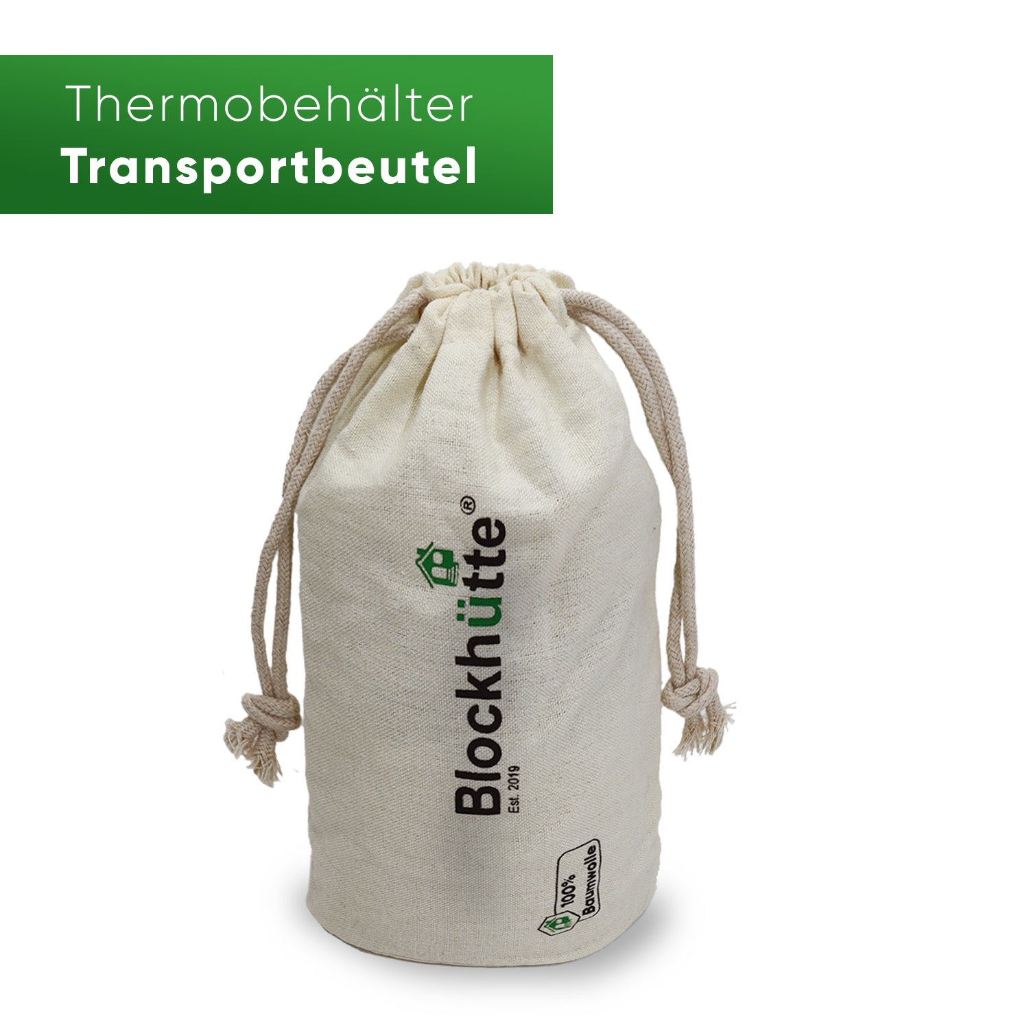 Food Flask - Cotton Pouch – Blockhütte UK